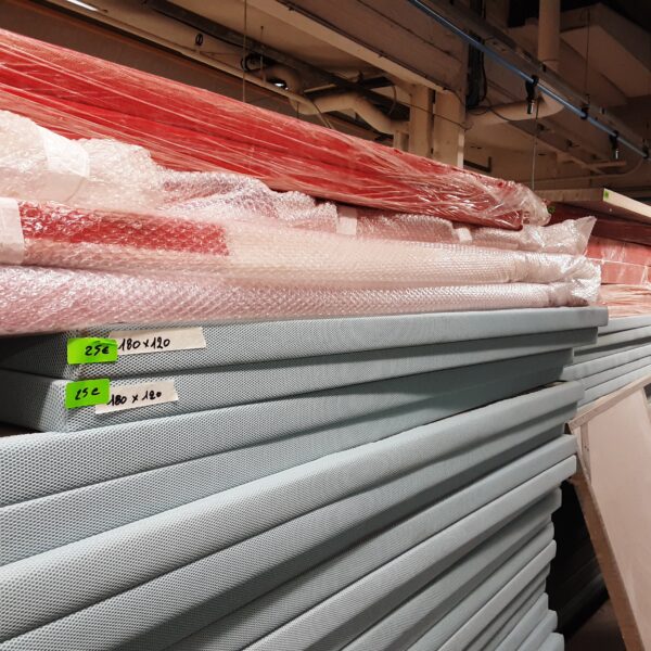 Cloison accoustique bleu 240 x 120 x 5 cm – Sileo